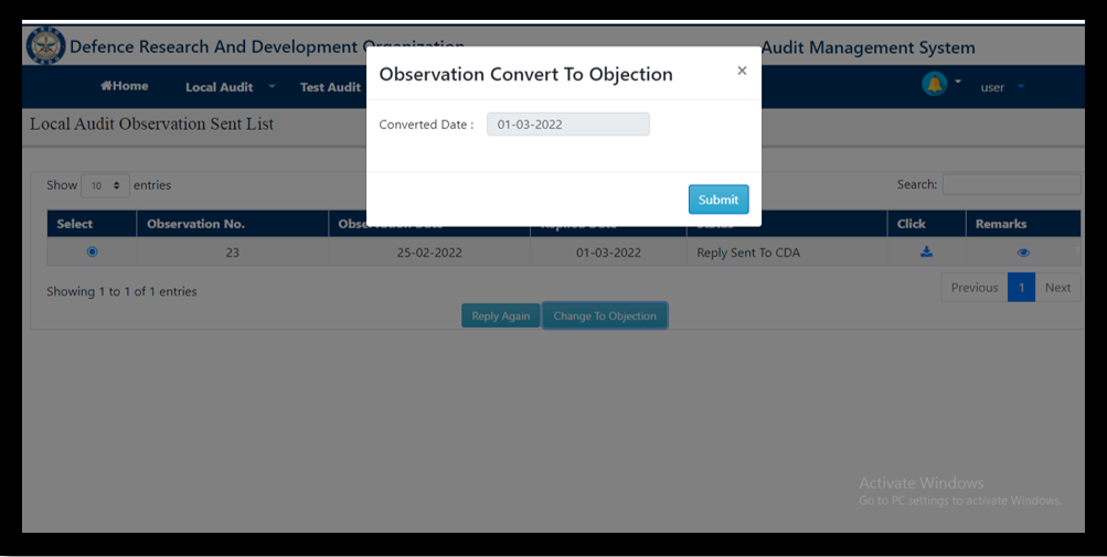 Audit Management System