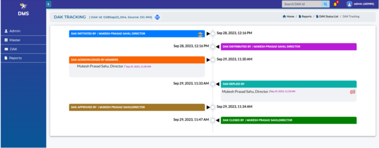 Dak Management System