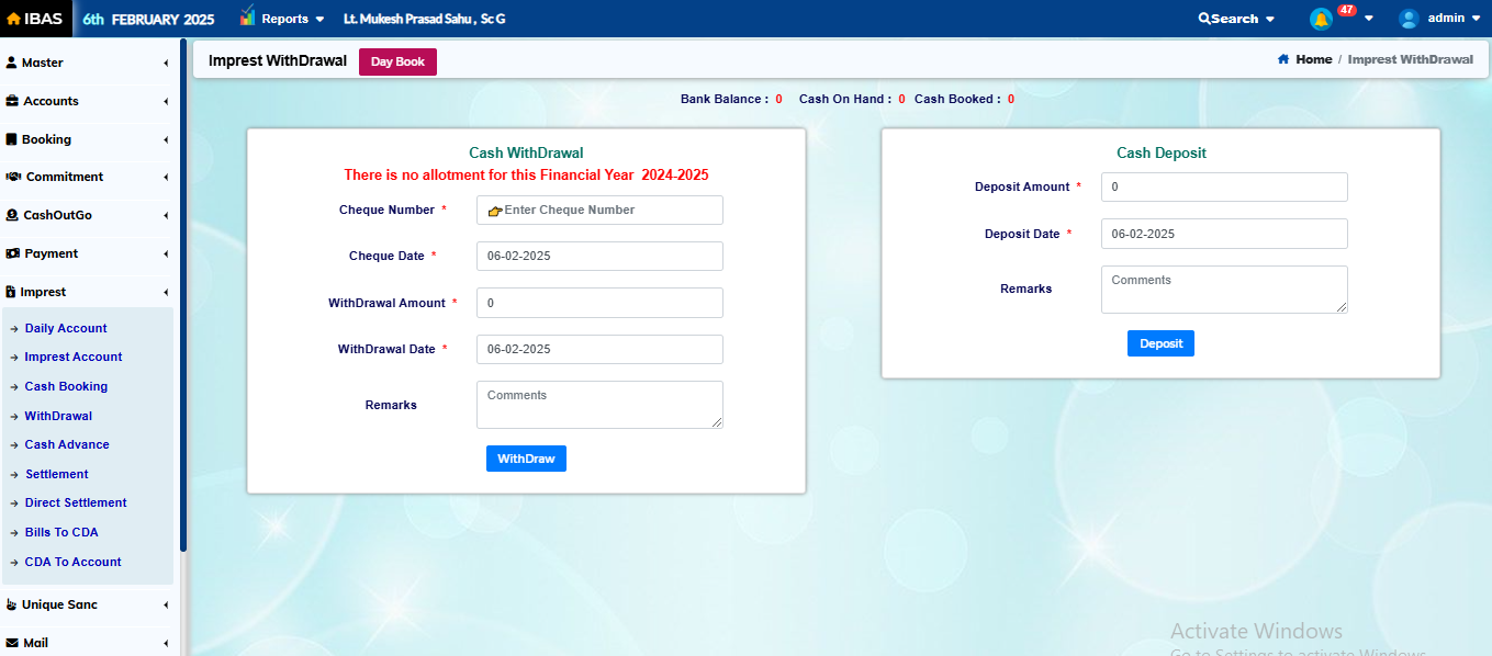 Integrated Budget And Accounting System