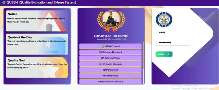 Quality Evaluation and Ensure System